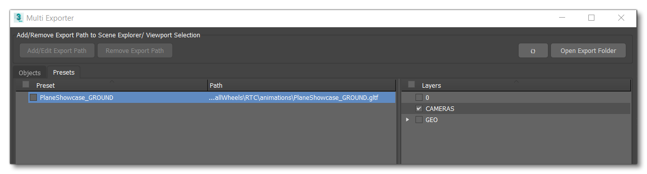 Creating Hanger / Showcase RTC's