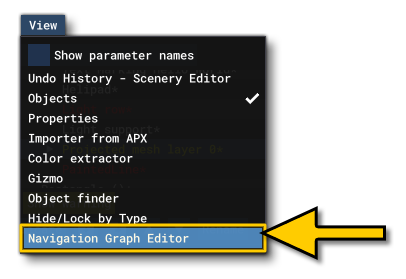 Using The Navigation Graph Editor