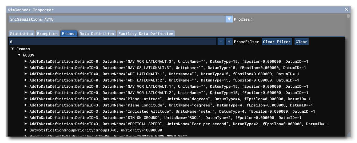 SimConnect Inspector