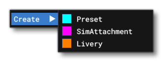 The SimObject Editor Graph View