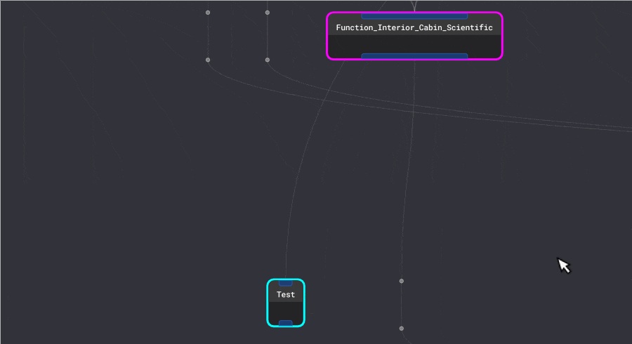 The SimObject Editor Graph View